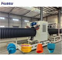 China Customized automatic HDPE PP PVC double wall corrugated pipe machine engineered for energy pipe extrusion operations for sale