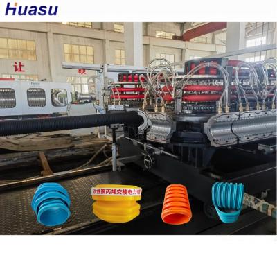 China Customized Corrugated Pipe Production Line Featuring 38CrMoAlA Barrel Material Designed For Extrusion And Long Service Life for sale