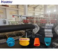 China Single Double Wall Corrugated Pipe Production Line Using 38CrMoAlA Barrel Material for and Continuous Operation for sale