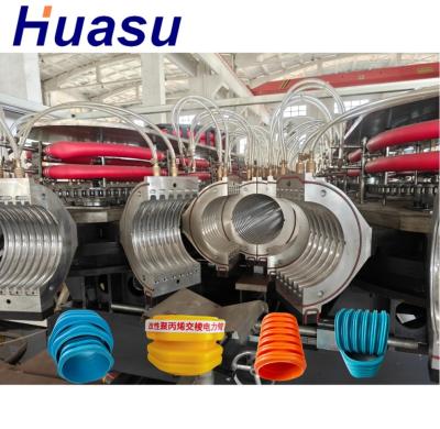 China Single Wall Corrugated Pipe Extrusion Line With International Famouns Brand Electrical Parts Capacity 60 2000kg per hour with Barrel Material 38CrMoAlA for sale