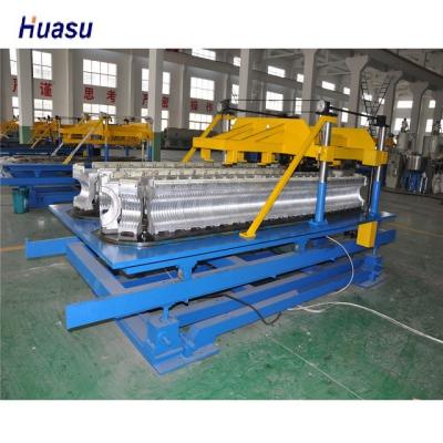 China 67kw 1480rpm Double Wall UPVC Corrugated Pipe Extruder for sale
