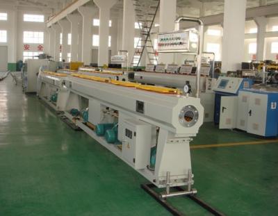 China PLC Control OD250mm 75kw 450kg/H Hdpe Pipe Extruder for sale