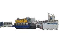 China Farm Field Horizontal HDPE 800mm diameter Irrigation Pipe Extrusion Line for sale