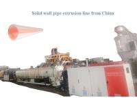 China Extrusion Molds 0L/D PLC HDPE Pipe Extrusion Line for sale