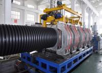 China Helical Gear 600kg/H 800mm HDPE DWC Pipe Machine for sale
