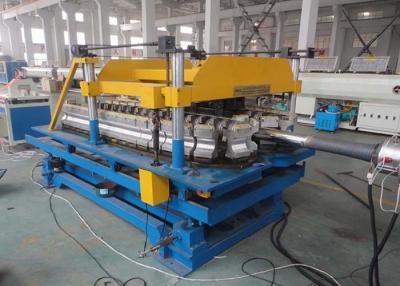 China Threading Single Wall Corrugated PVC Pipe Extrusion Line for sale