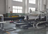 China PP PE Single Wall Corrugated Pipe Production Line ID 200mm for sale