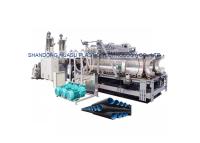 China Single Screw Aluminum Corrugated DWC Pipe Extrusion Line for sale