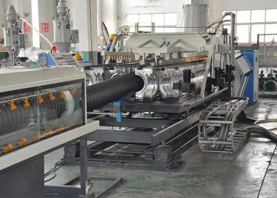 China PE PVC Cable Protection Pipe Extrusion Line Single Wall Tube for sale