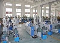 China 60kg/H 45mm Screw Corrugated Pipe Extrusion Line Horizontal Type for sale