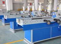China 40kg/H 32mm Single Wall Corrugated Pipe Line Extruded for sale