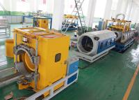 China Large Diameter 90-300mm DWC Pipe Extrusion Line HDPE LDPE Pipe for sale