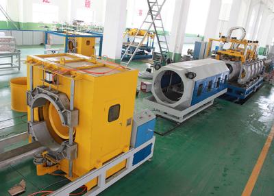 China Large Diameter 90-300mm DWC Pipe Extrusion Line HDPE LDPE Pipe for sale