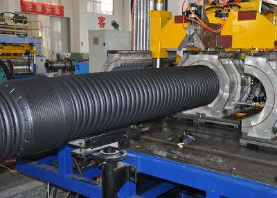 China Cable Covering Corrugated PE Pipe Production Line 250mm 90KW for sale