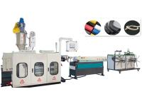 China PE Single Wall Corrugated Pipe Machinery For Wires And Cable Passing Pipes Extrusion Line for sale