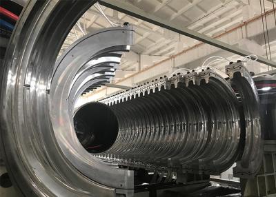 China Plastic PE PP PVC HDPE Pipe Extrusion Machine Double Wall Corrugated Pipe Line for sale