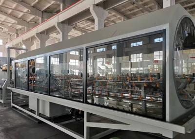 China PE/PP/PVC Single Double Wall Corrugated Pipe Extrusion Line With On Line Belling for sale