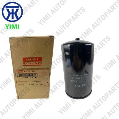 China Isuzu BVP Oil Filter 1-87610064-0 8-94391049-1 For FVR34 6HK1 1876100640 8943910491 for sale