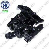 China Electric Water Pump Thermostat Housing 06K121600E 06L121111H For VW Golf Passat Tiguan Audi A3 A4 B8 A5 A6 C7 for sale