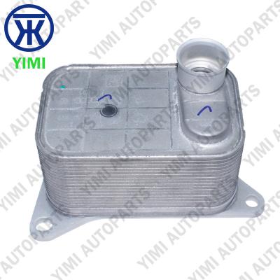 China High-Strength Aluminum Alloy Oil Cooler with Plate-Type Cooler Element and Integrated Design for VW EA888 Engines for sale