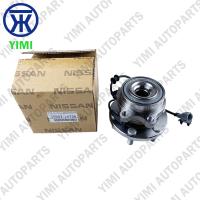 China Nissan Spare Parts 40202-JR70B Front Wheel Hub Bearing For Nissan Navara D40 Pathfinder R51 ABS for sale