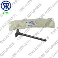 China Exhaust Valve 8-97028706-0 High-Temperature Alloy Stellite-Faced Tip Direct Replacement for Isuzu NPR NKR 4BG1 Engine for sale
