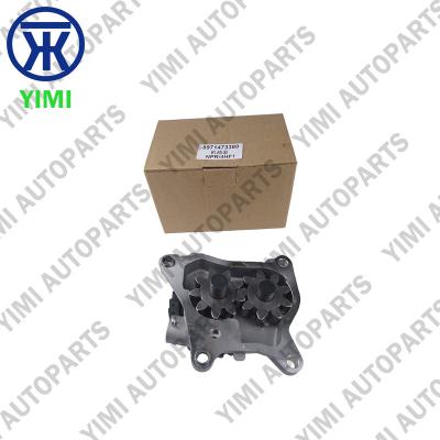 China Gear-type or Rotor-type Oil Pump Assembly with Cast Iron / Aluminum Housing for Direct OEM Replacement in Isuzu NPR66 4HF1 Engine for sale