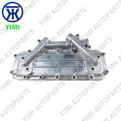 China Corrosion-Resistant Oil Cooler Housing with Water-Cooled Multi-Plate Design for Direct Bolt-On Fit on HINO FS K13 Engine for sale