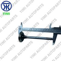 China High-alloy Heat-resistant Steel Exhaust Valve with Stellite-faced Tip and Precision-ground Stem for Isuzu FVR23 6SD1T Engine for sale