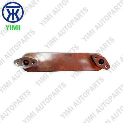 China Corrosion-resistant aluminium alloy oil cooler assembly with plate-type heat exchanger for Toyota 1HZ 4.2L diesel engine OEM specifiion for sale