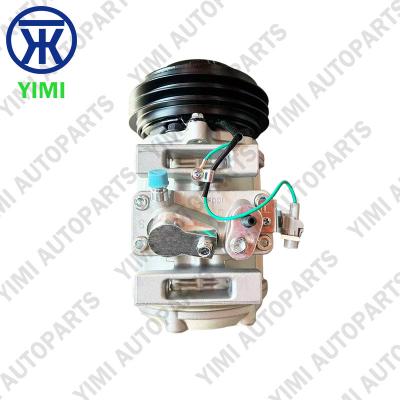 China Toyota Coaster AC Compressor 88320-36530 24V DC 10P30C with 7PK Belt Pulley for R134a Refrigerant for sale