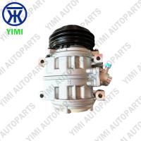 China Toyota Coaster AC Compressor 88320-36530 24V DC 10P30C with 7PK Belt Pulley for R134a Refrigerant for sale