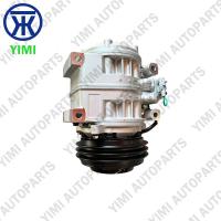 China Toyota Coaster AC Compressor 88320-36530 24V DC 10P30C with 7PK Belt Pulley for R134a Refrigerant for sale