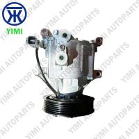 China 10S17C Model AC Compressor with 12V Magnetic Clutch and 130 mm Belt Pulley for Toyota Probox Vitz for sale