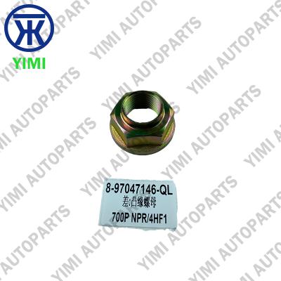 China High-Strength Steel Heat-Treated Driving Pinion Nut OEM Standard for Isuzu NPR66 4HF1 Differential for sale