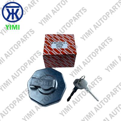 China Key-operated Locking Fuel Tank Cap with Corrosion-resistant Metal and Fuel-resistant Rubber Gasket for Isuzu NPR75 4HK1 for sale
