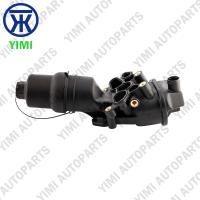 China Reinforced PA66+GF35 Oil Filter Housing Direct OEM Replacement with Oil Filter and Gaskets for Audi VW 2.0T FSI for sale