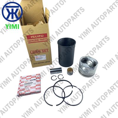 China High-Grade Alloy Cast Iron Cylinder Liner Set for ISUZU NPR66 4HF1 Engine - Dry Liner Press-Fit Honed Ready for Ring Seating for sale