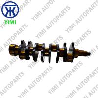 China ISUZU Forged Alloy Steel Crankshaft 647.5mm Overall Length with 76mm Main Journal Diameter for NPR 4BE1 Engine for sale