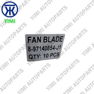 China ISUZU 10-Blade Cooling Fan Blade High-Strength Plastic OEM Standard Replacement for NPR NKR 4HF1 4HG1 for sale