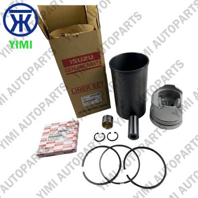 China ISUZU Engine Cylinder Liner Set with 115mm Bore High-strength Alloy Cast Iron and Plateau Honing for FSR32 6HH1 for sale