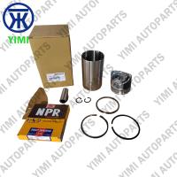 China Cylinder Liner Set 0102030013 For ISUZU 4LE1 4LE2 Diesel Engine 8-97146996-0 8-97176999-9 for sale