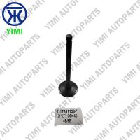 China Intake Valve 46×128mm Heat-resistant Alloy Steel for ISUZU 4BD1 6BD1 4BG1 6BG1 Engines for sale