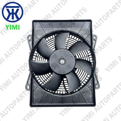 China OEM Shroud Blower Assembly 8-98090684-0 8980906840 8980906841 For ISUZU NPR/NQR/NPS/NNR/700P 4HK1 Diesel — 24V Air Conditioning Condenser Fan With Motor, 2-Pin Connector for sale