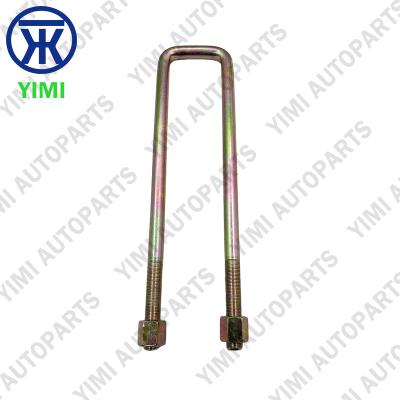 China Rear Leaf Spring U-Bolt With Nuts 1-51371195-0 1513711950 For ISUZU 700P ELF NNR NPR NQR 4HK1 4JH1 — OEM Verified 18mm × 1.5mm × 385mm Heavy-Duty Suspension Clamp for sale