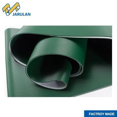 China PVC Green Conveyor Belt Roll Diamond Top For Industrial Transfer for sale
