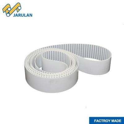 China White Polyurethane Timing Belt PU Synchronous Belt For Power Transmission for sale