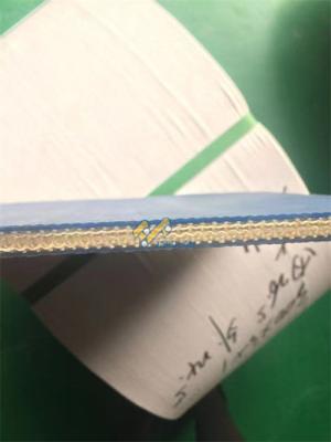 China 1 Ply Double Side PVC Solid Woven Conveyor Belt 7.0mm Thickness Smooth Surface for sale