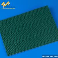 China Wavy Rough 5.5mm thickness PVC Conveyor Belt Low Noise For Logistics Industry for sale