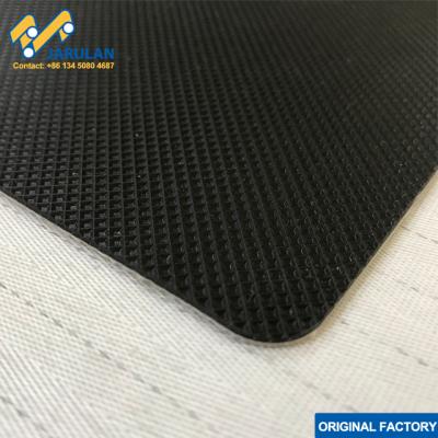 China Diamond Surface Black Conveyor Pvc Belt Treandmill Belt For Gym for sale